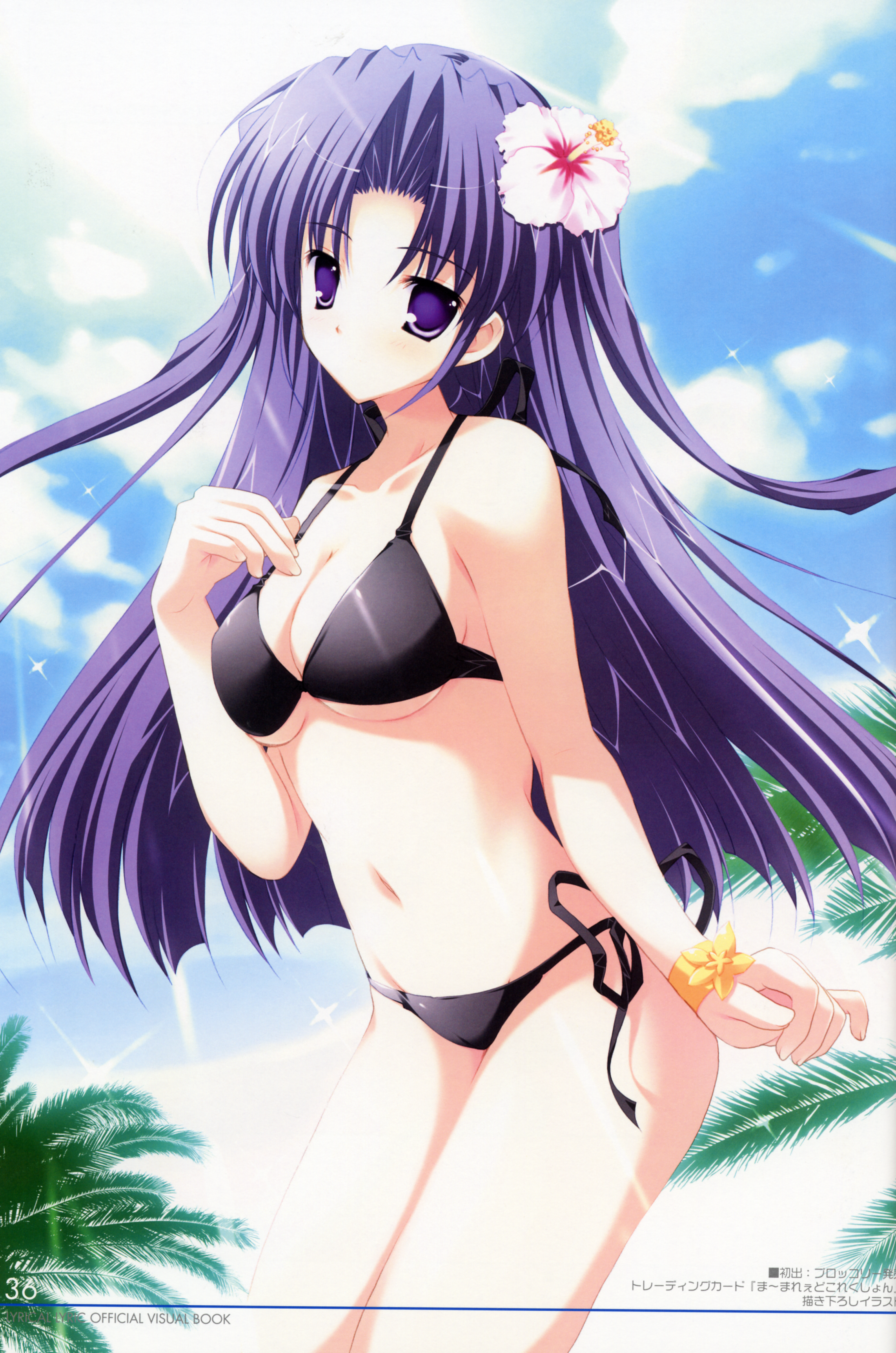 mikeou lyrical lyric takami rin bikini cleavage swimsuits | #33861 | yande.re